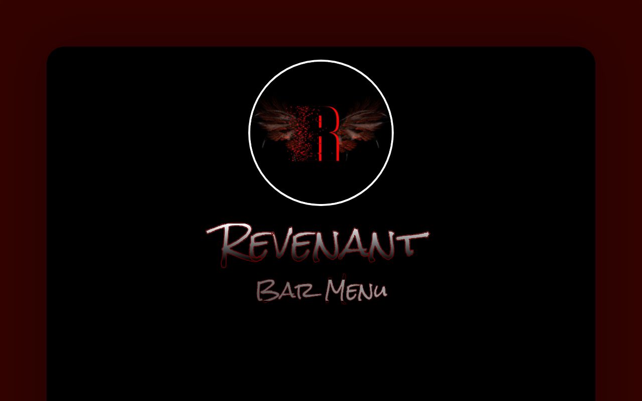 Revenant Menu